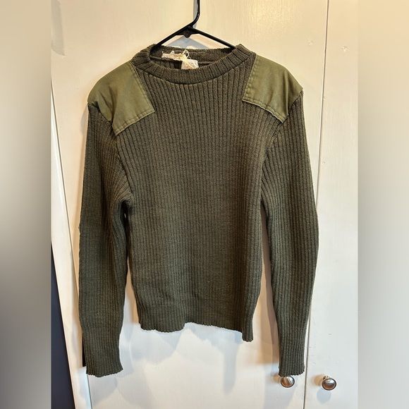 Sweaters | Vintage Commando Military Wool Patches Mens Sweater Size 4 ...